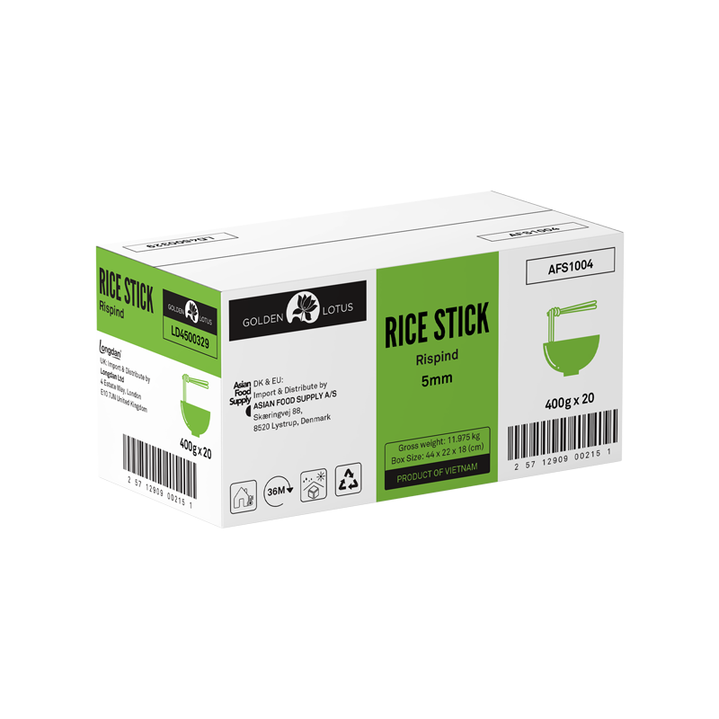 [Bulk] Golden Lotus Rice Noodle 5mm 400g - case 20